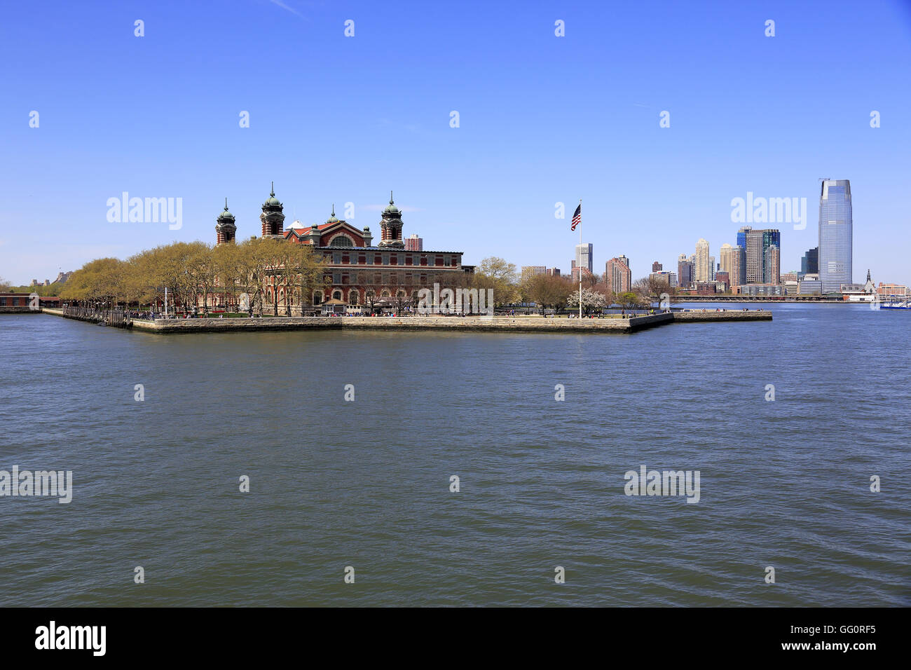 Historic Ellis Island Immigration Station nowadays housed Ellis Island ...