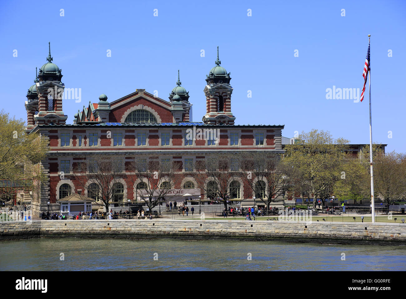 Historic Ellis Island Immigration Station nowadays housed Ellis Island ...