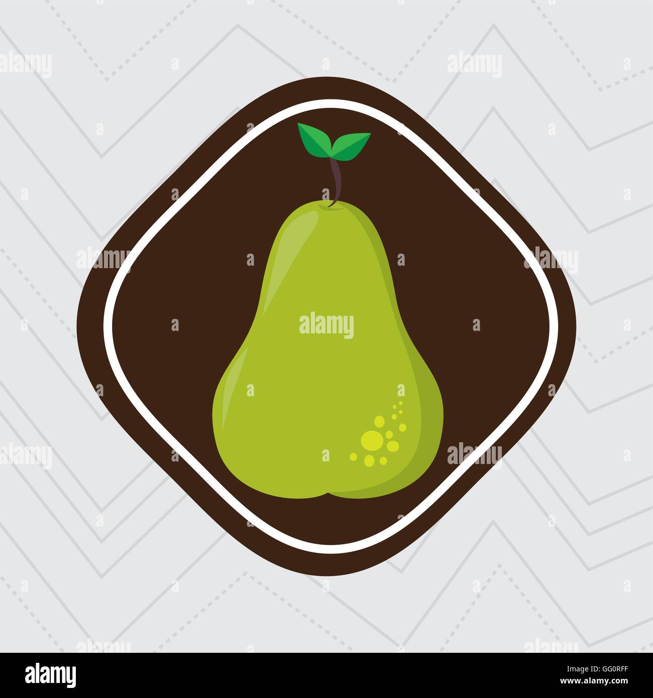 organic food fruit icon Stock Vector Image & Art - Alamy