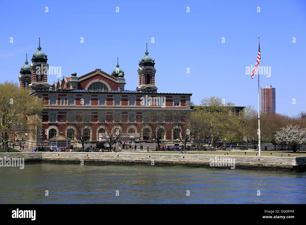 Historic Ellis Island Immigration Station nowadays housed Ellis Island ...
