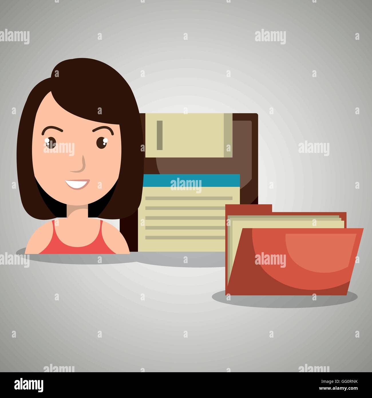 person floppy files system Stock Vector Image & Art - Alamy