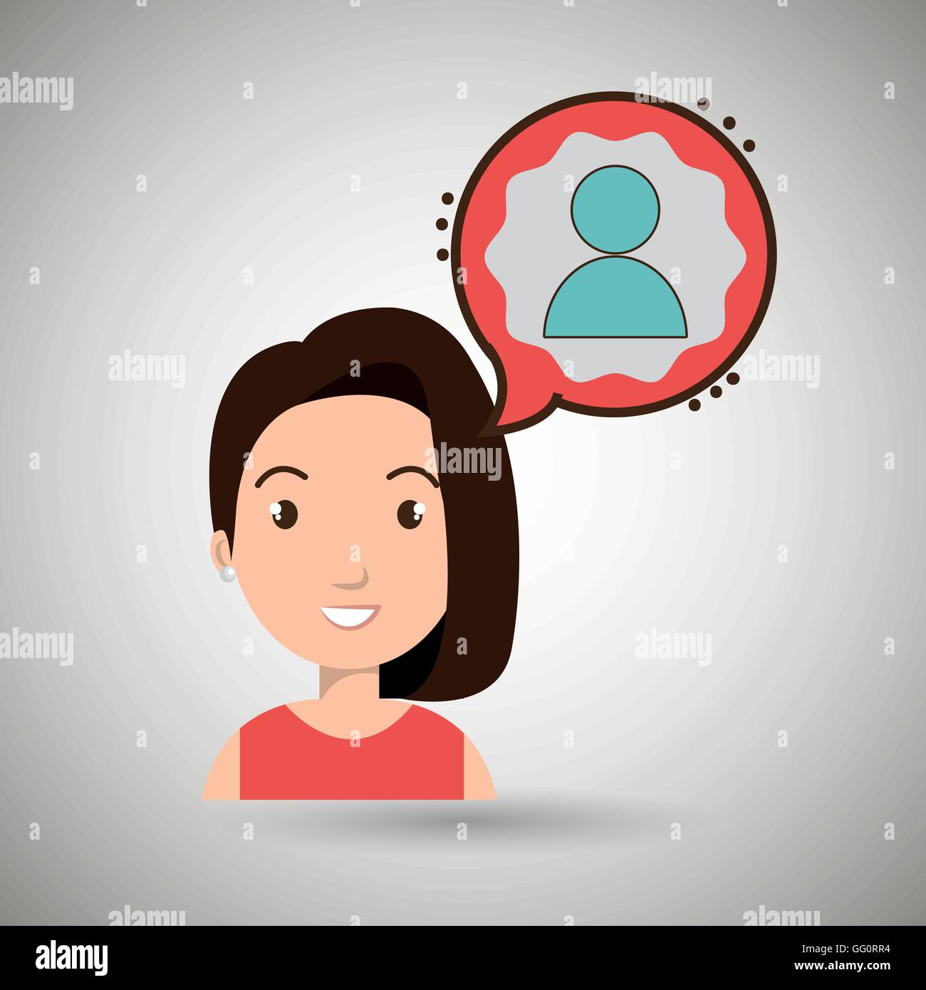 woman communication speak avatar Stock Vector Image & Art - Alamy