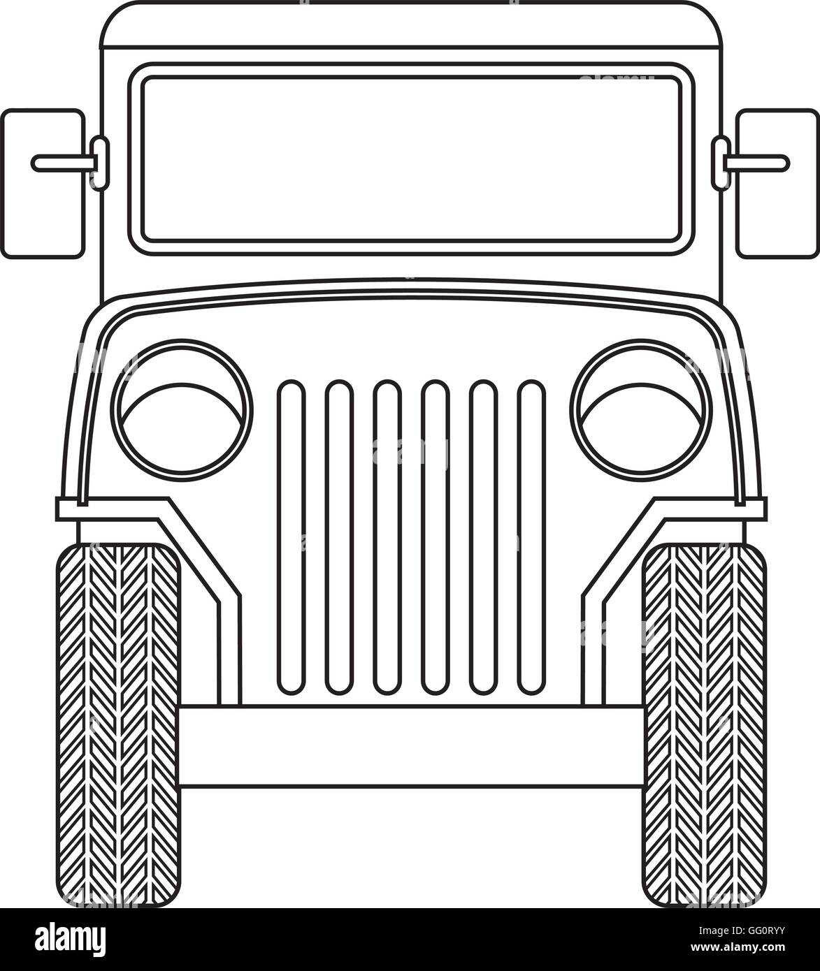 jeep colombian coffee car Stock Vector Image & Art - Alamy