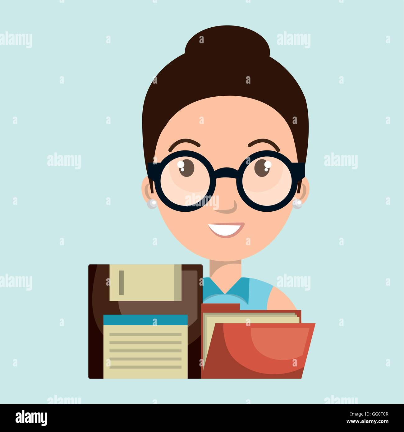 person floppy files system Stock Vector Image & Art - Alamy