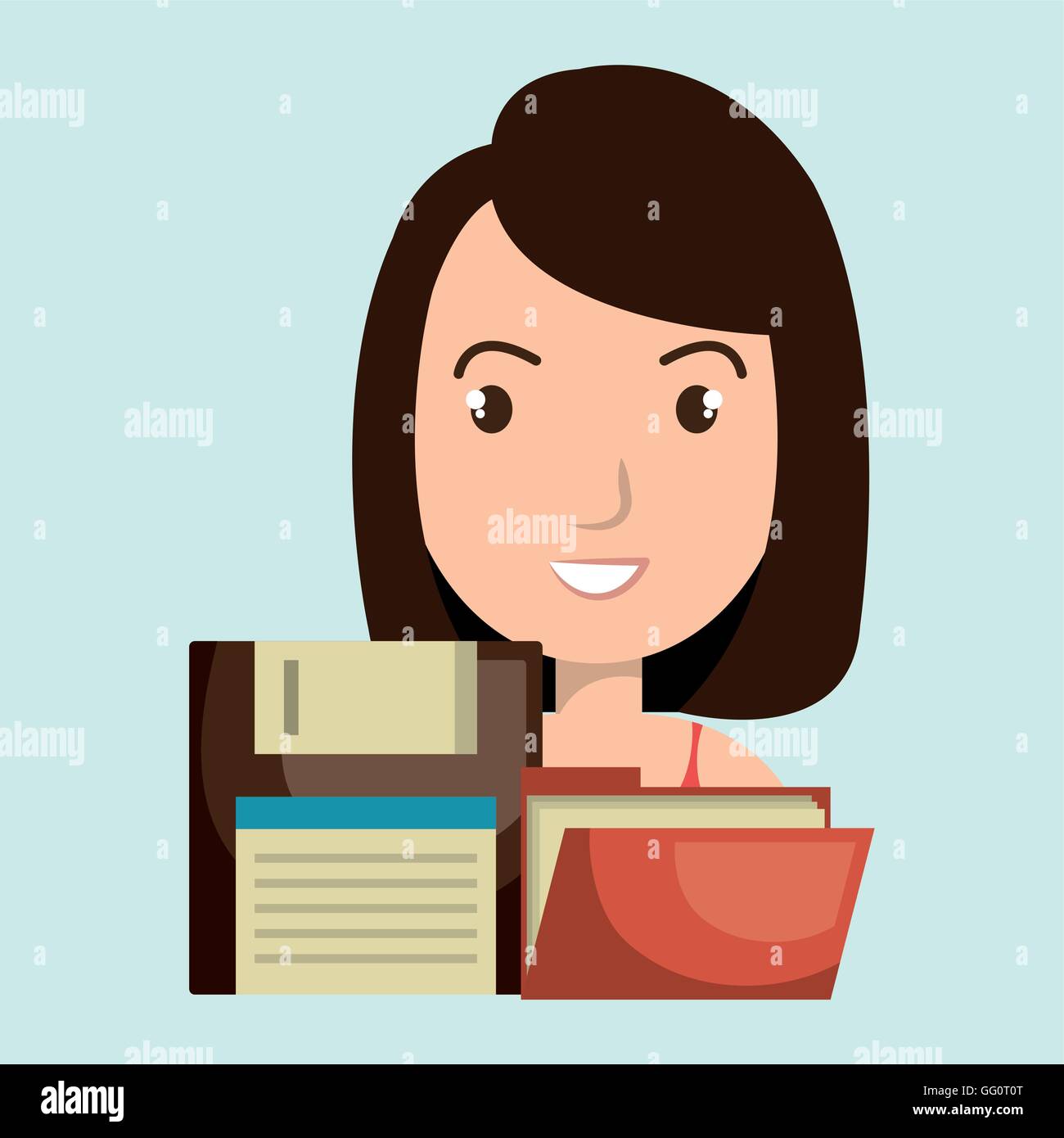 person floppy files system Stock Vector Image & Art - Alamy