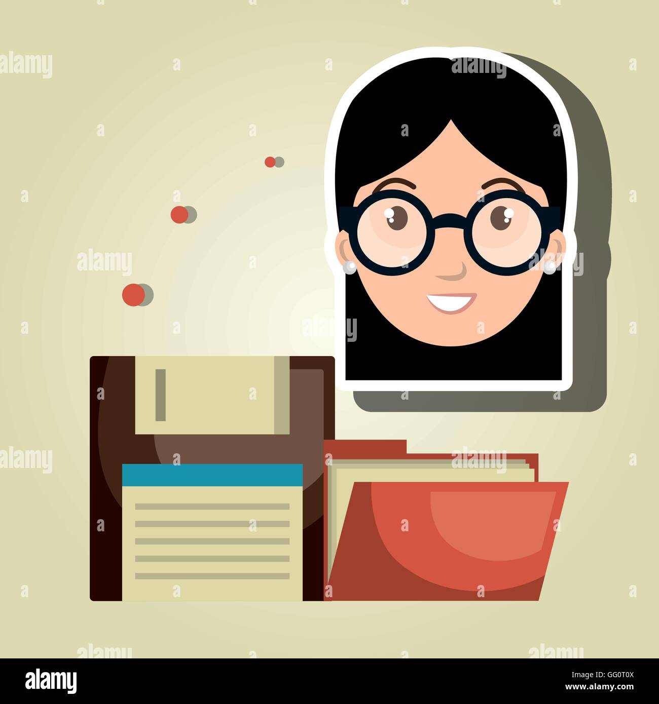 person floppy files system Stock Vector Image & Art - Alamy