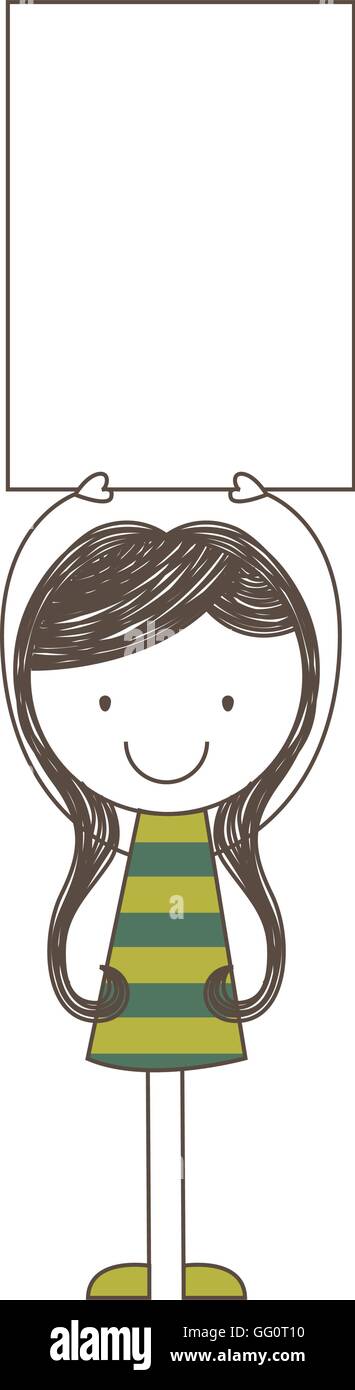 little girl cute icon Stock Vector Image & Art - Alamy