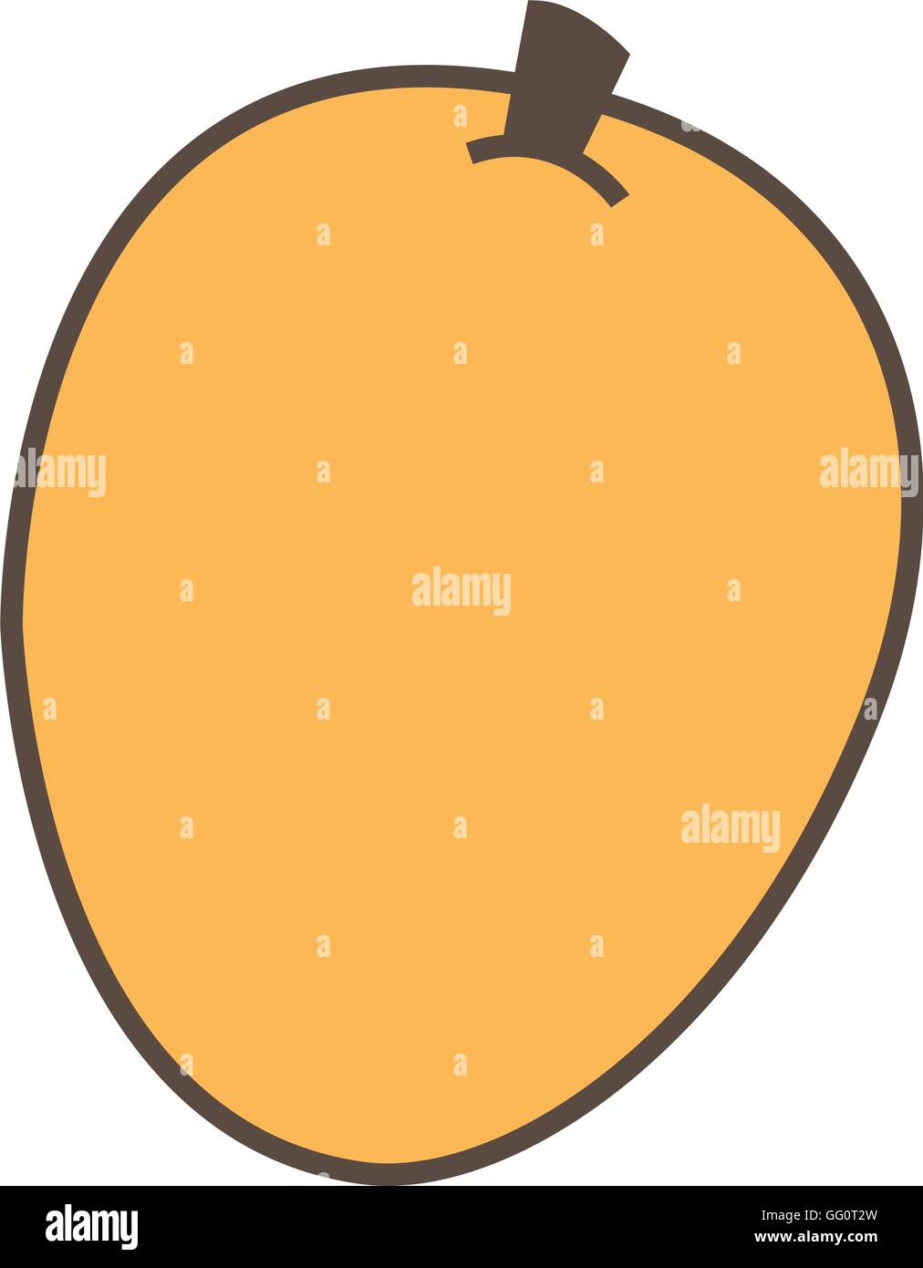 mango fresh fruit icon Stock Vector Image & Art - Alamy