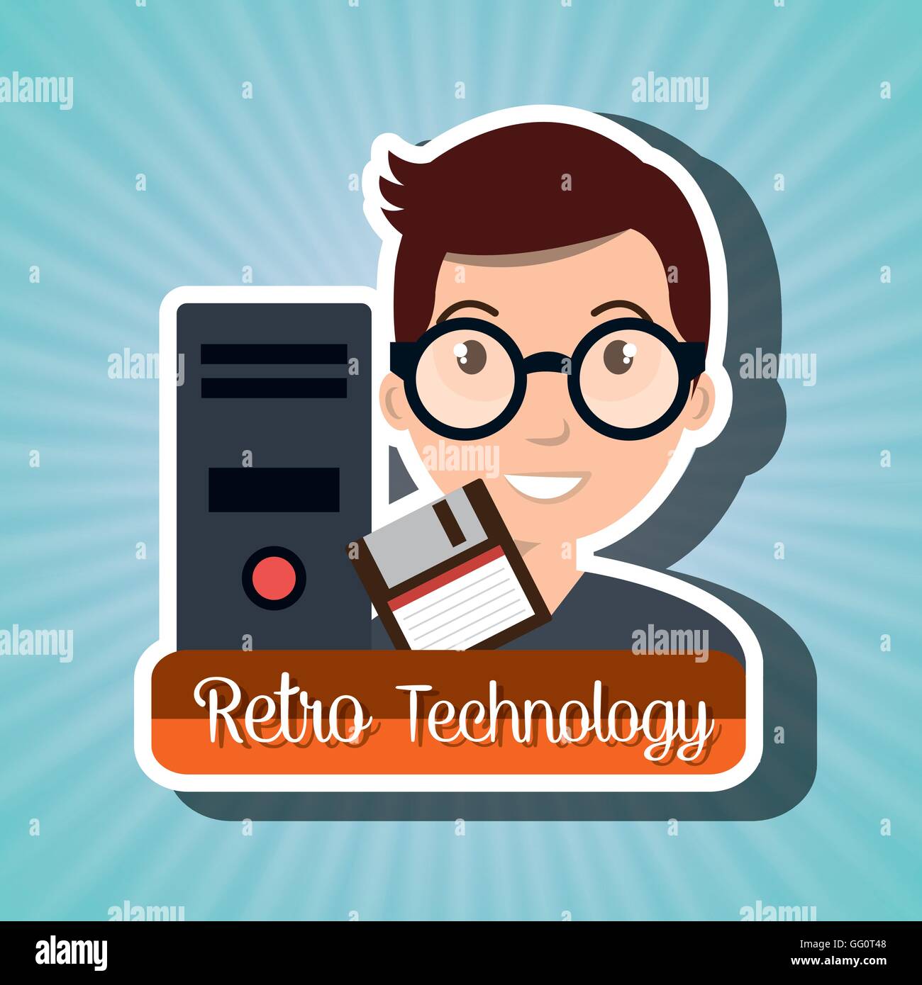 person floppy padlock system Stock Vector Image & Art - Alamy