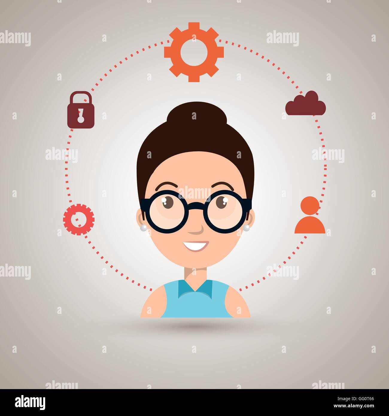 character system connection symbol Stock Vector Image & Art - Alamy