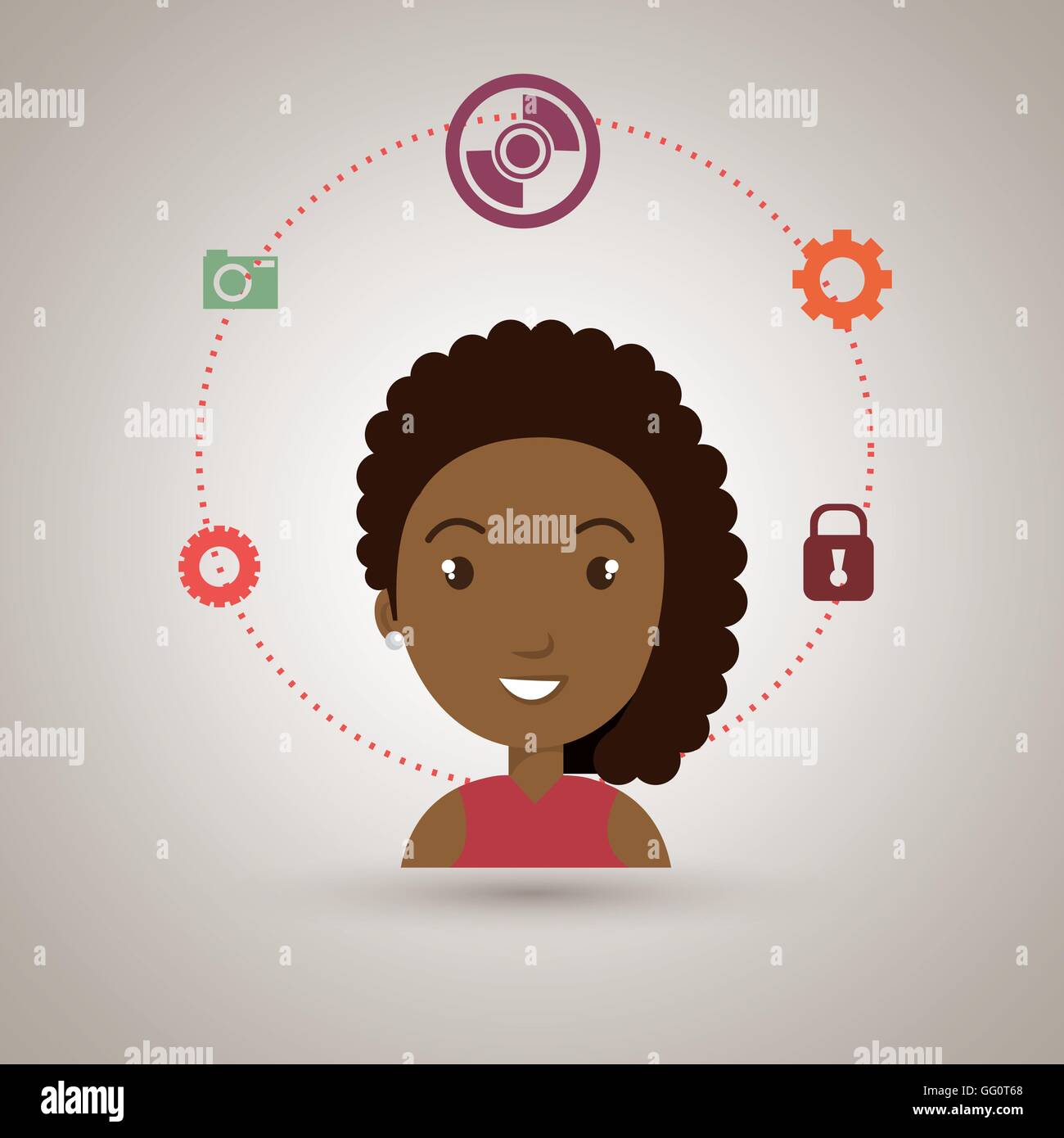 character system connection symbol Stock Vector Image & Art - Alamy