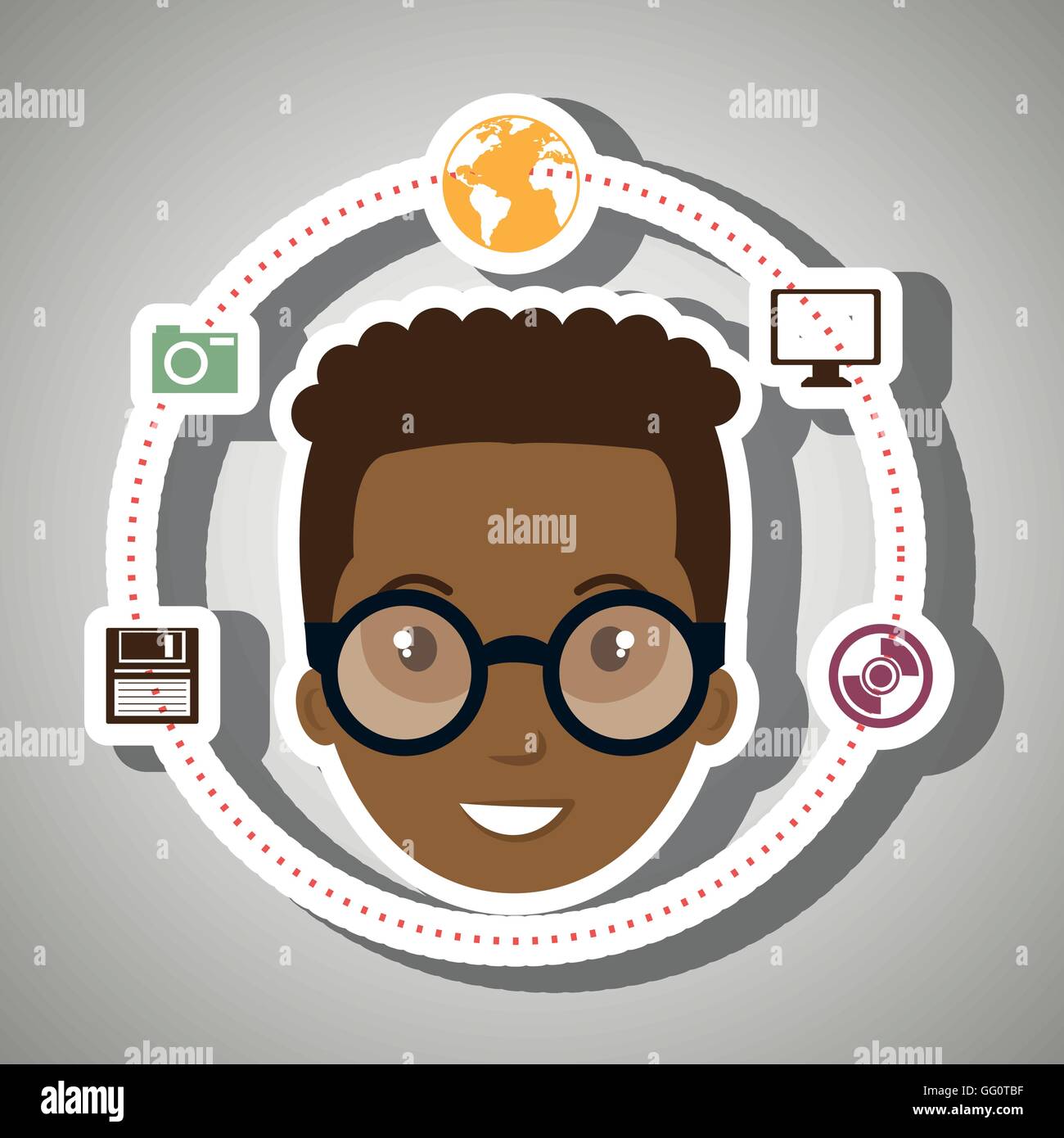 character system connection symbol Stock Vector Image & Art - Alamy