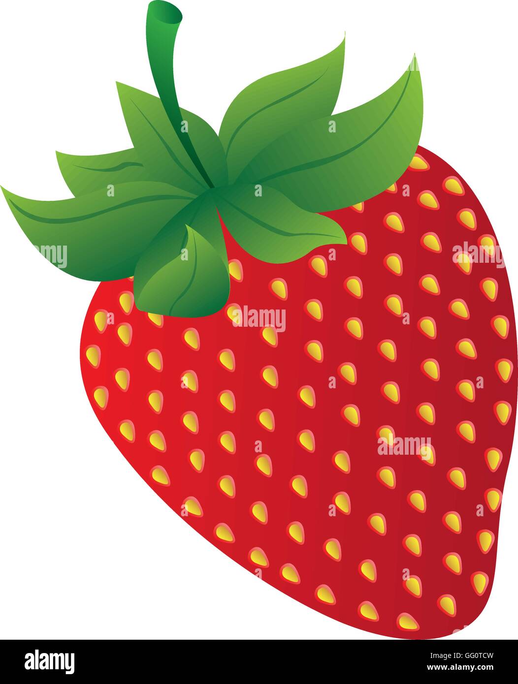 strawberry fresh fruit icon Stock Vector Image & Art - Alamy