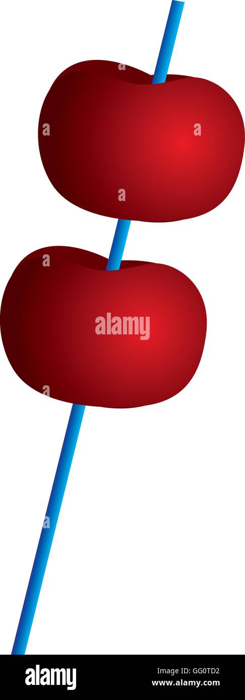 Red fruit juice shirt Stock Vector Images - Alamy