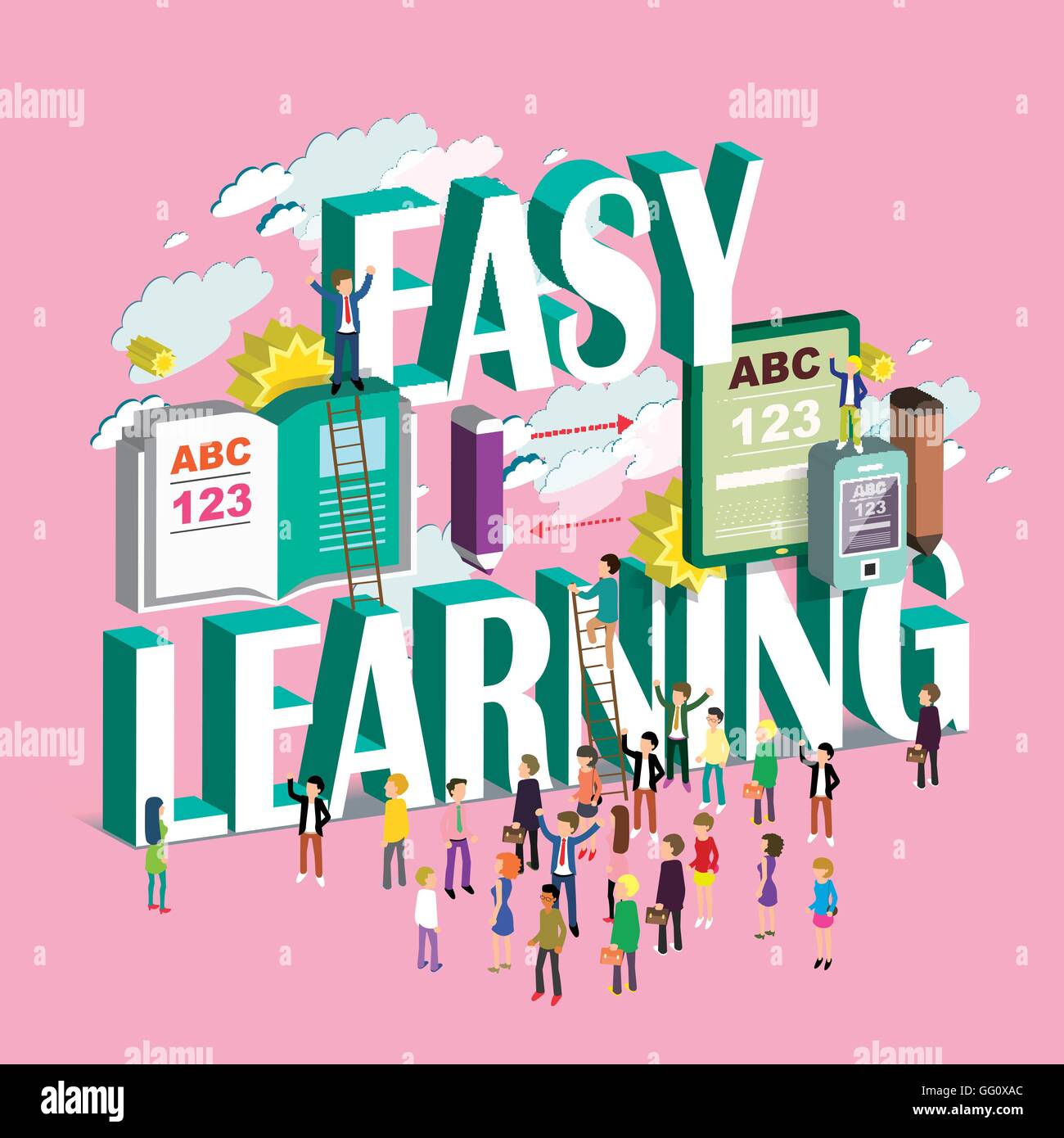 Make text easy to read Stock Vector Images - Alamy