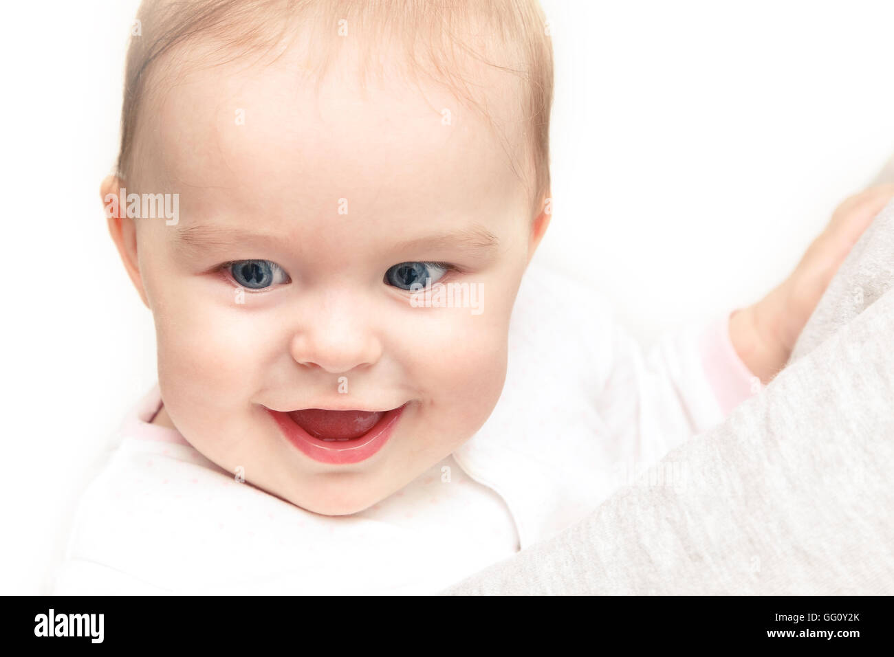 Cute smiling baby Stock Photo - Alamy