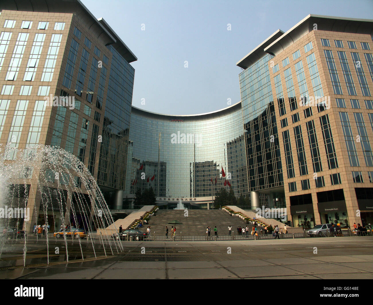 The five star Grand Hyatt Beijing Hotel on East Chang An Avenue in ...