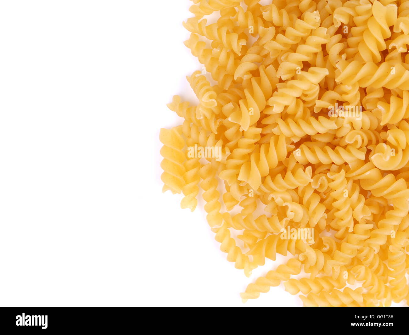 pasta on a white background Stock Photo - Alamy