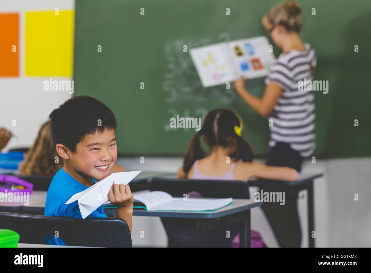 Kids Fooling Around In Class