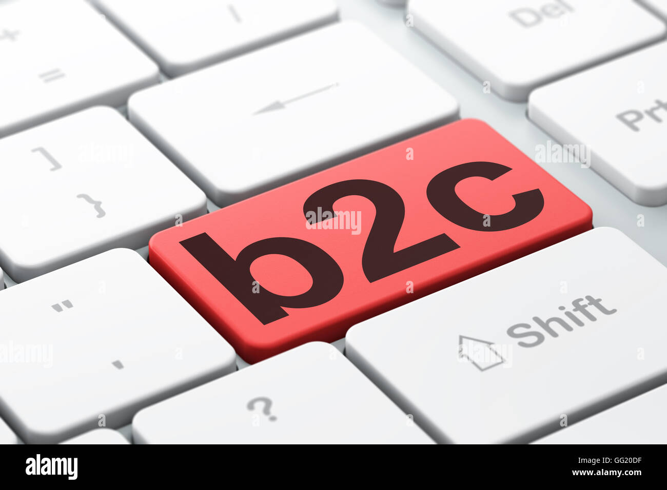 Business concept: B2c on computer keyboard background Stock Photo - Alamy
