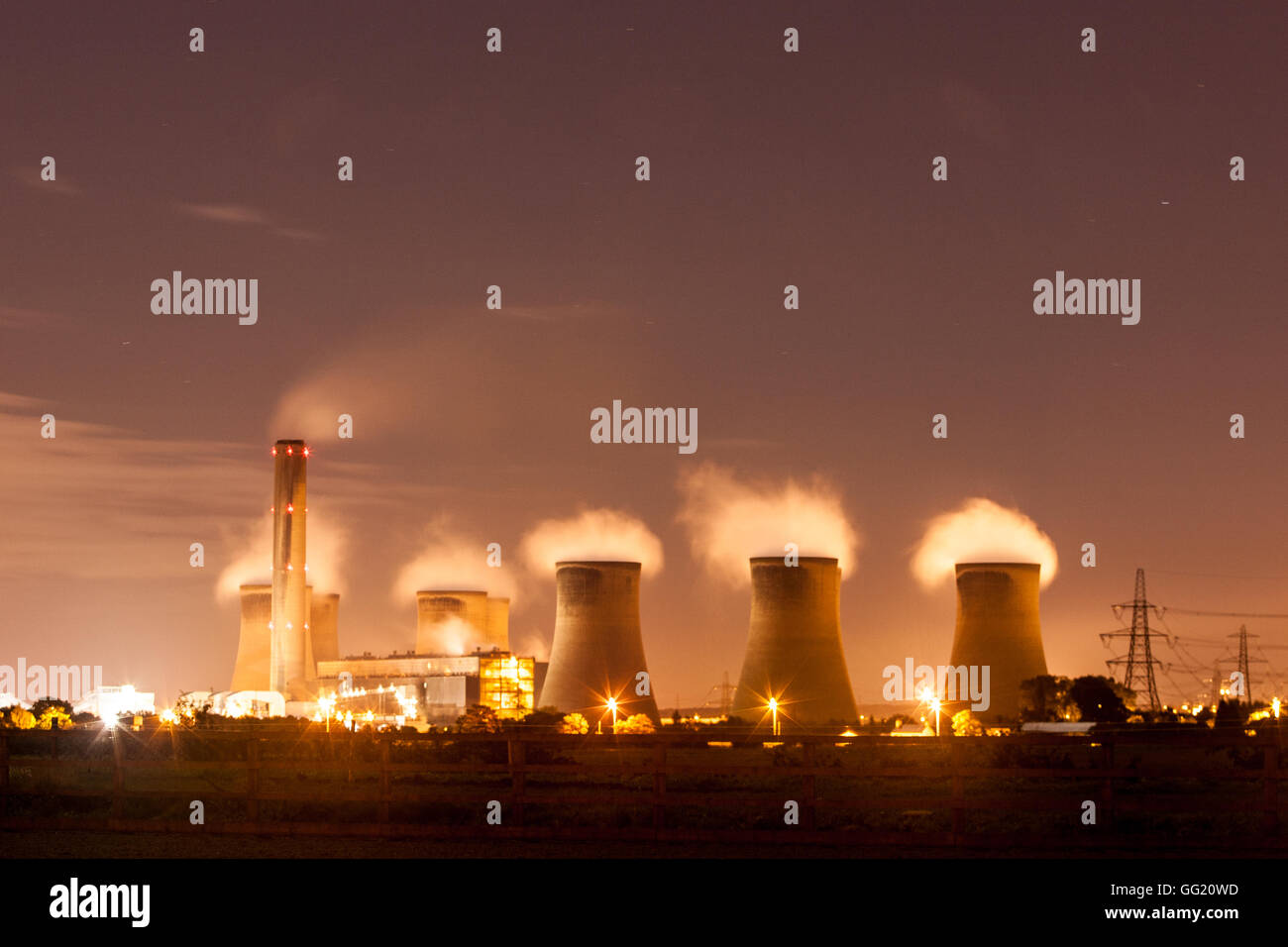 Fiddlers Ferry Power Station a coal fired power station located in ...
