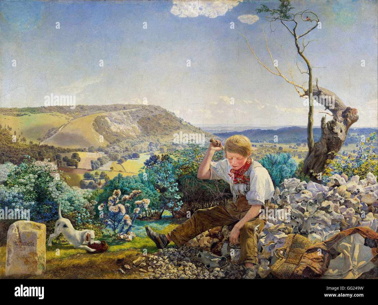 John Brett - The Stonebreaker Stock Photo - Alamy