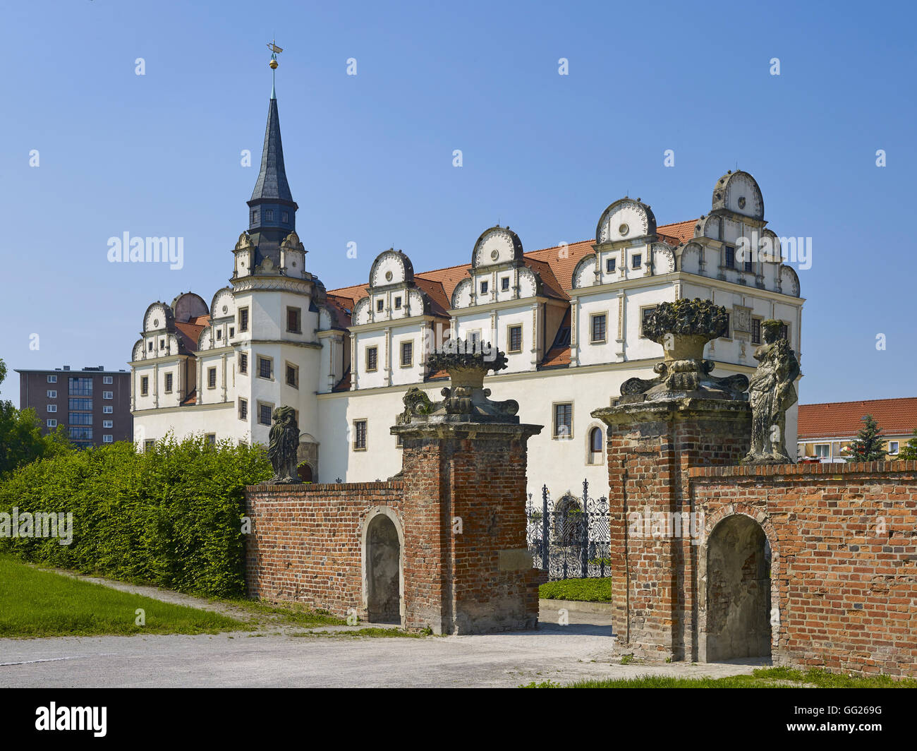 Johannbau of the Castle in Dessau, Germany Stock Photo - Alamy