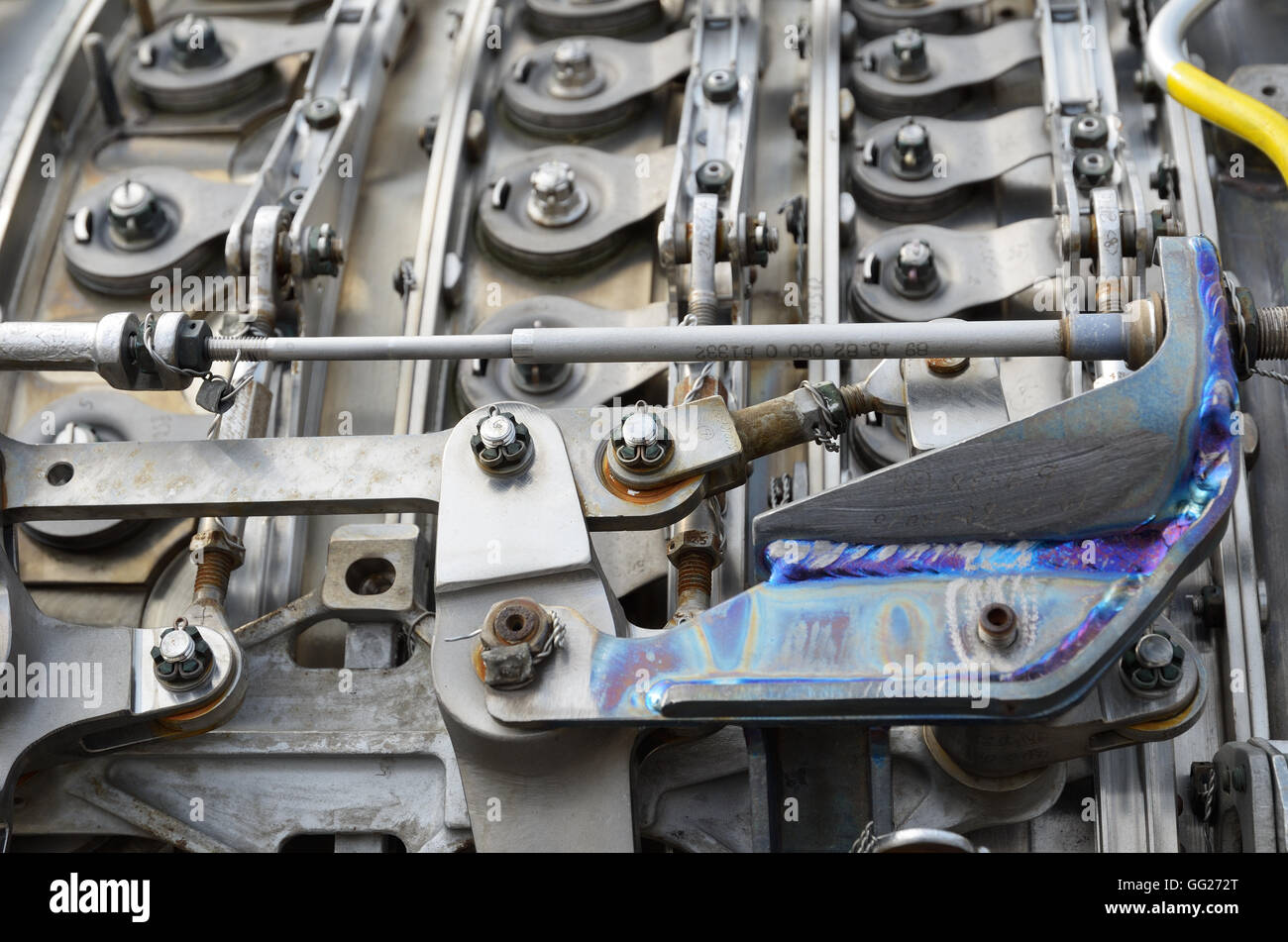 Inside jet turbine engine hi-res stock photography and images - Alamy
