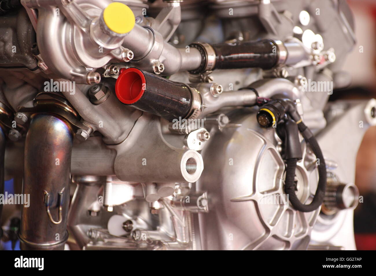 closeup of motorcycle engine block Stock Photo - Alamy
