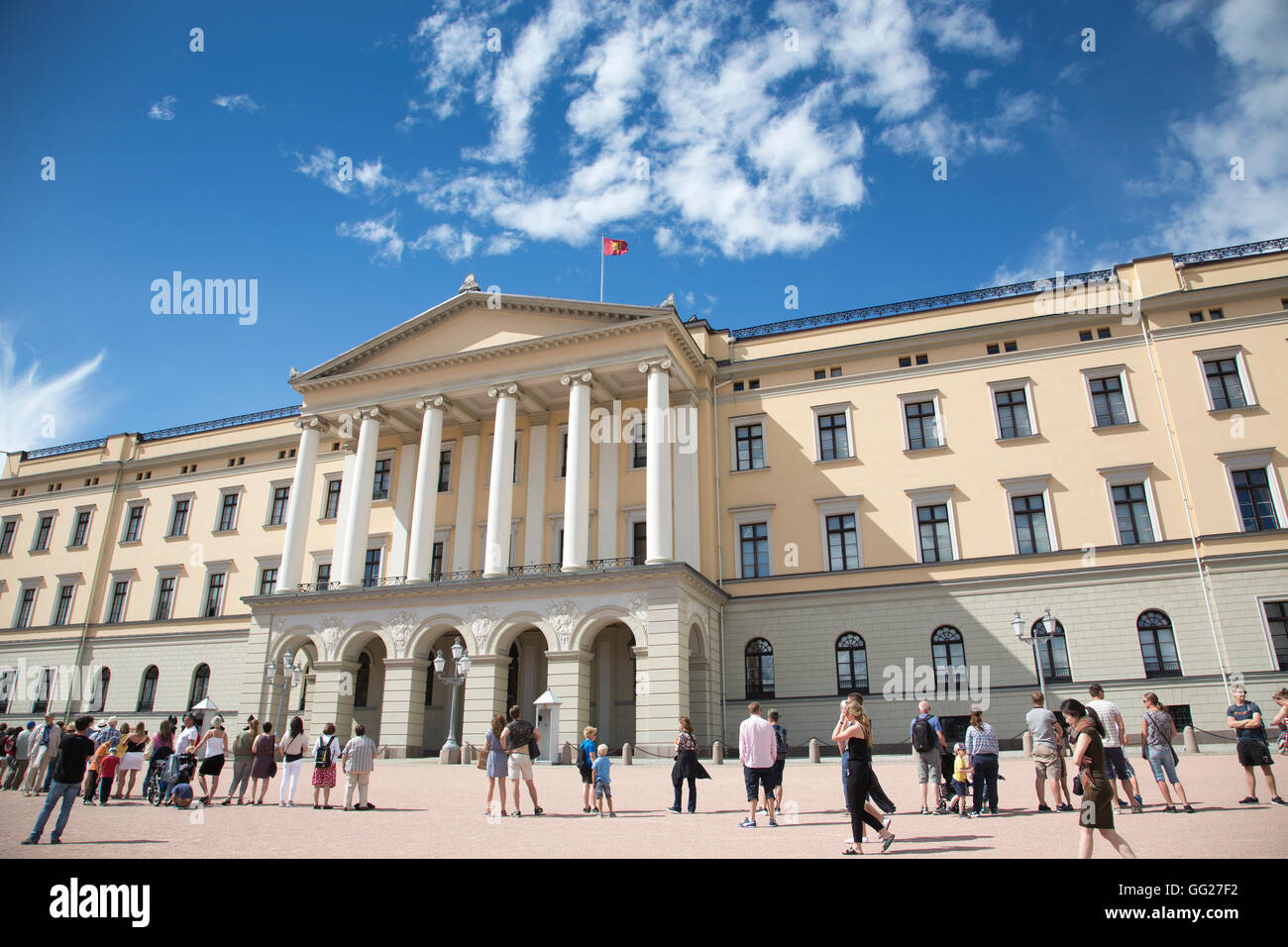 The Royal Palace, (Kongelige Slott) official residence of the present ...