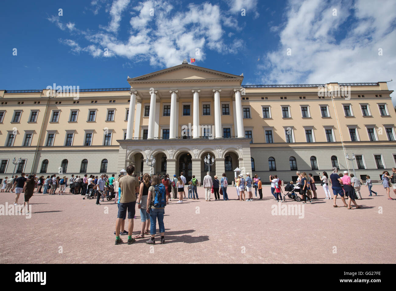 The Royal Palace, (Kongelige Slott) official residence of the present ...