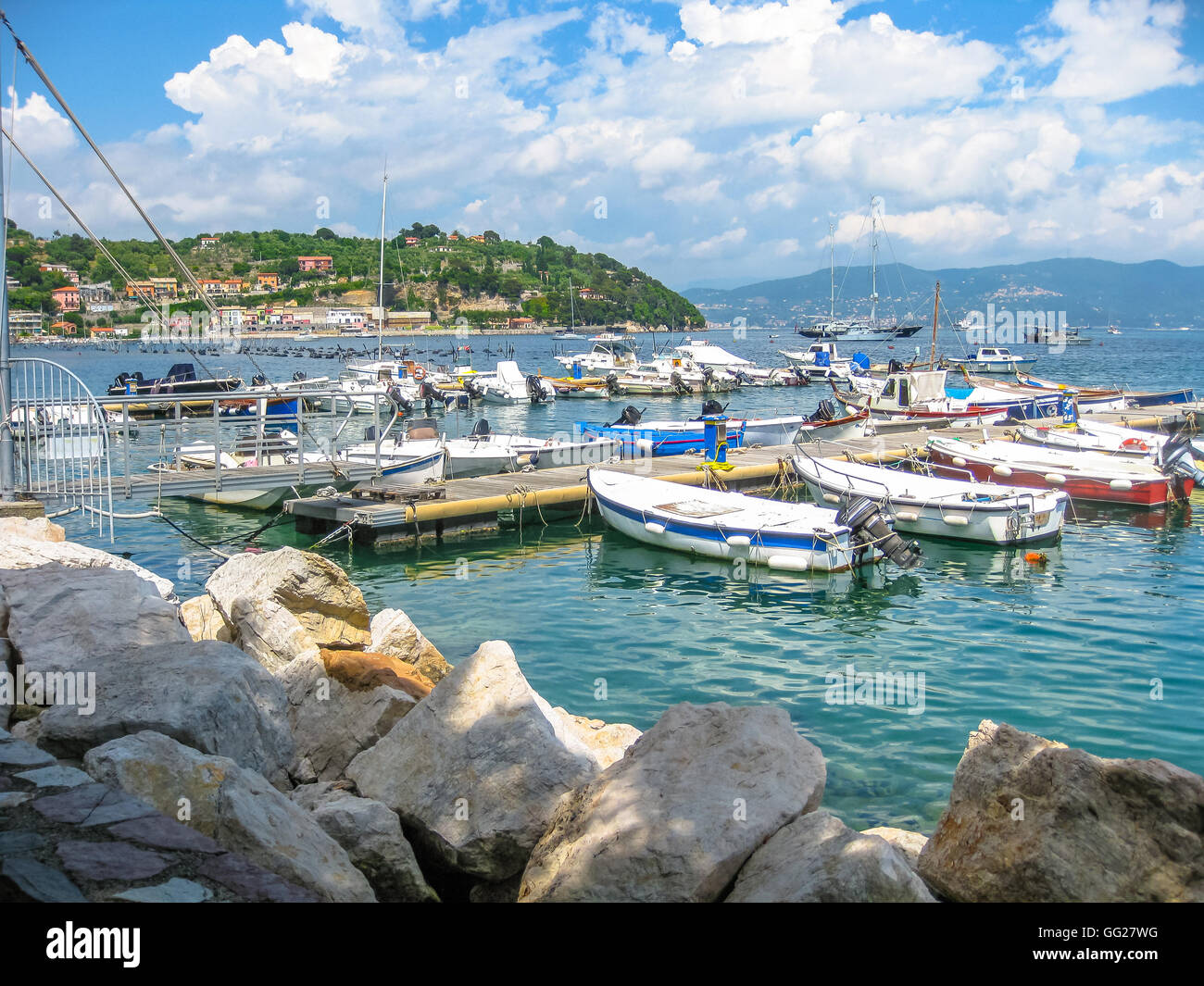 Porto Venere Harbor Stock Photo - Alamy
