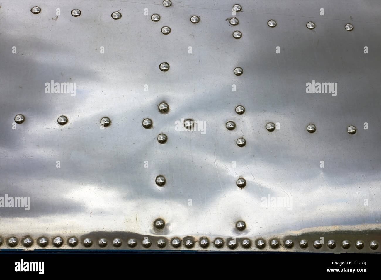 rivets on Douglas DC-3 airplane, Finland Stock Photo - Alamy
