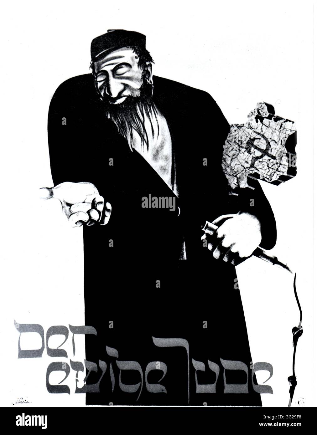 Anti Semitic Propaganda Poster Stock Photos & Anti Semitic Propaganda ...