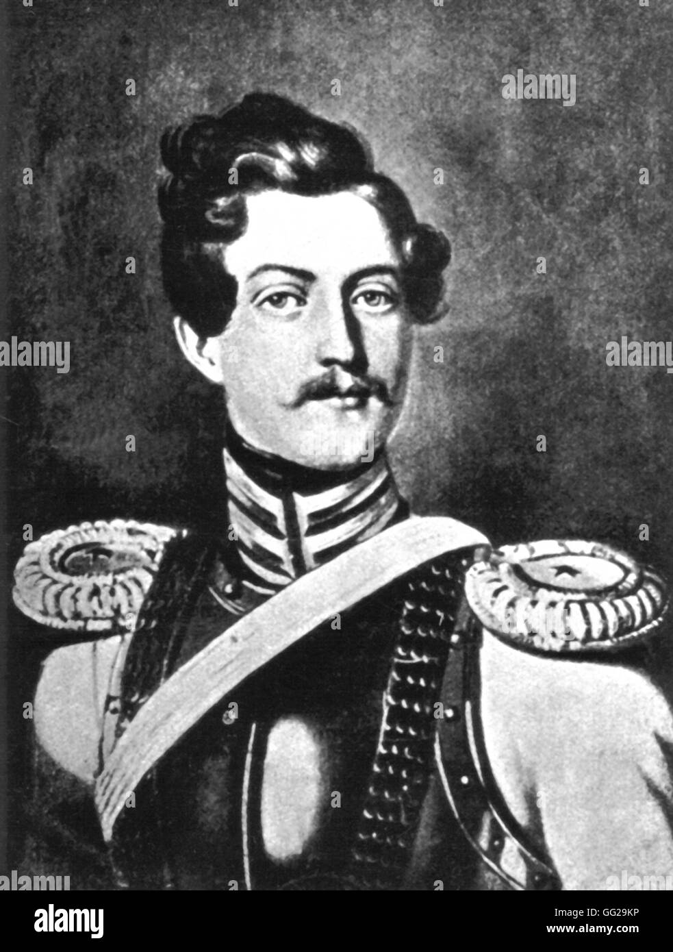 Alexander Pushkin's life (1799-1837) Portrait of Baron van Heeckeren ...