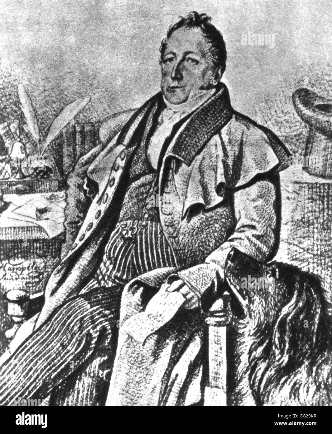 Alexander Pushkin's life (1799-1837) Portrait of Serge Ivovitch Pushkin ...