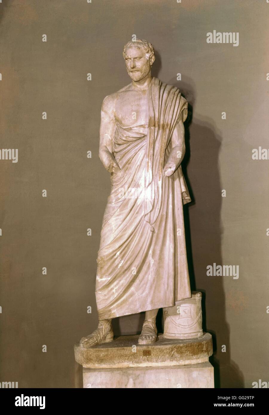 Statue of Demosthenes (384-322) Ancient Greece Rome, Vatican Museum ...
