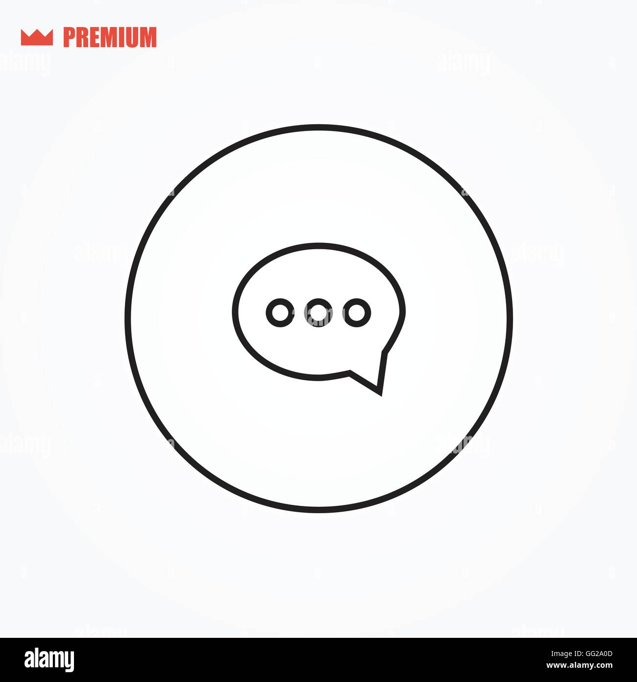 Talk bubble vector vectors Stock Vector Images - Alamy