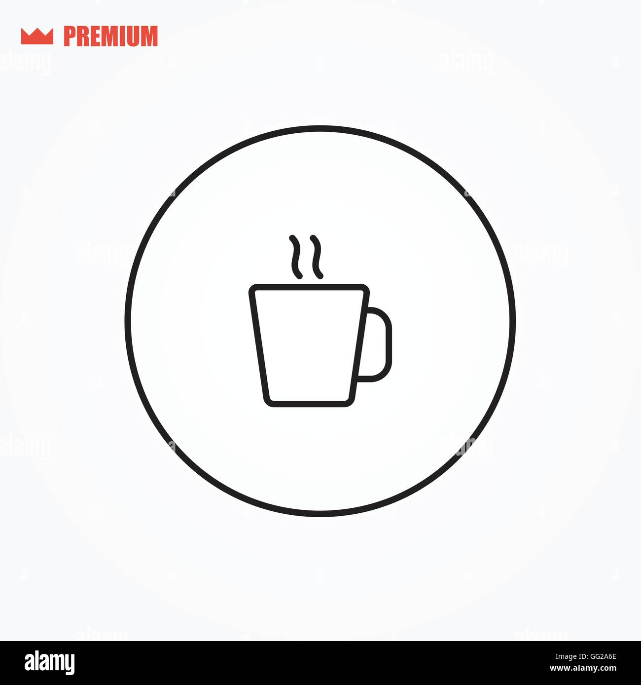 Mocha cup vector Cut Out Stock Images & Pictures - Alamy