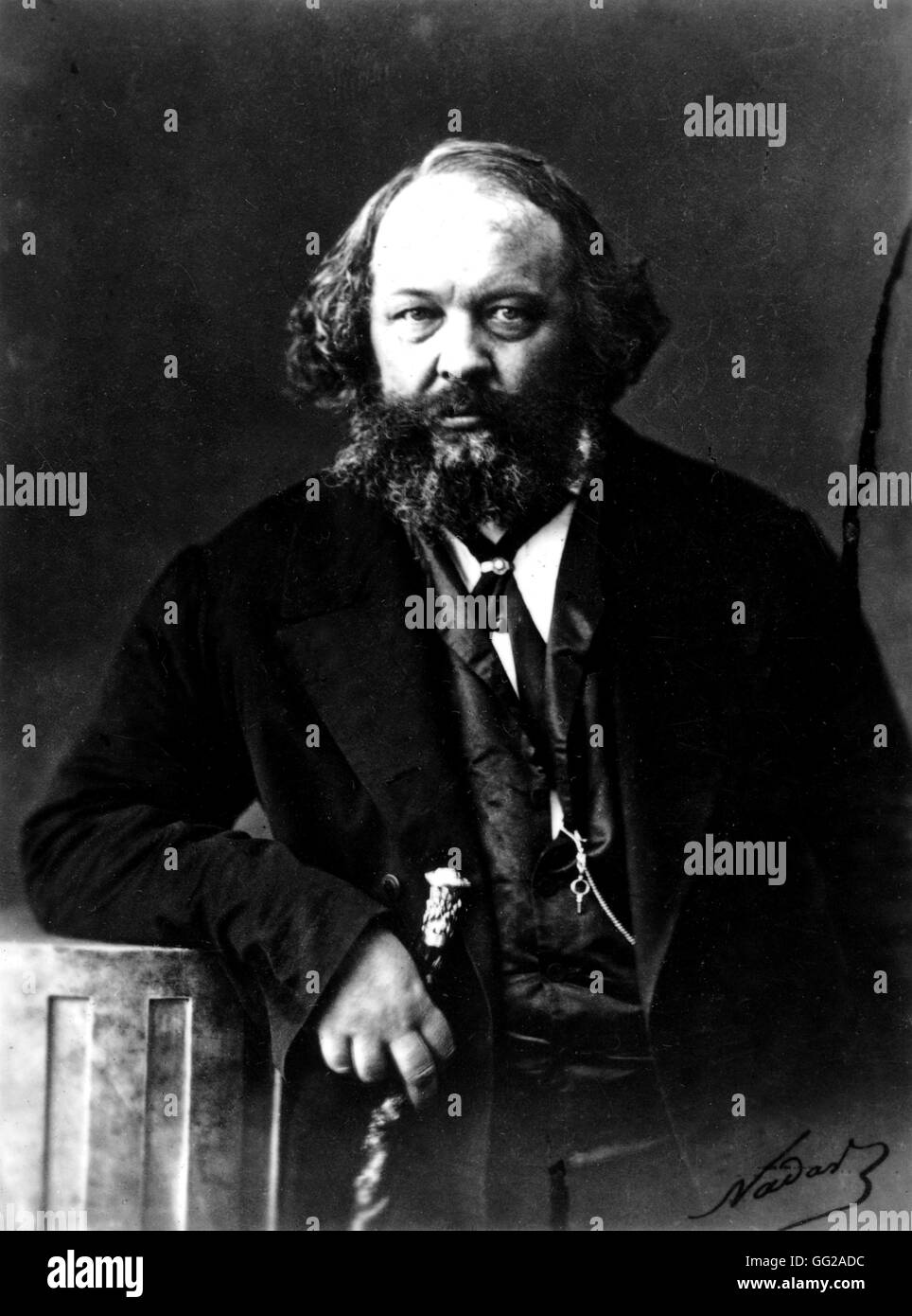Michael Bakunin (1814-1876), Russian revolutionary and anarchist 19th ...