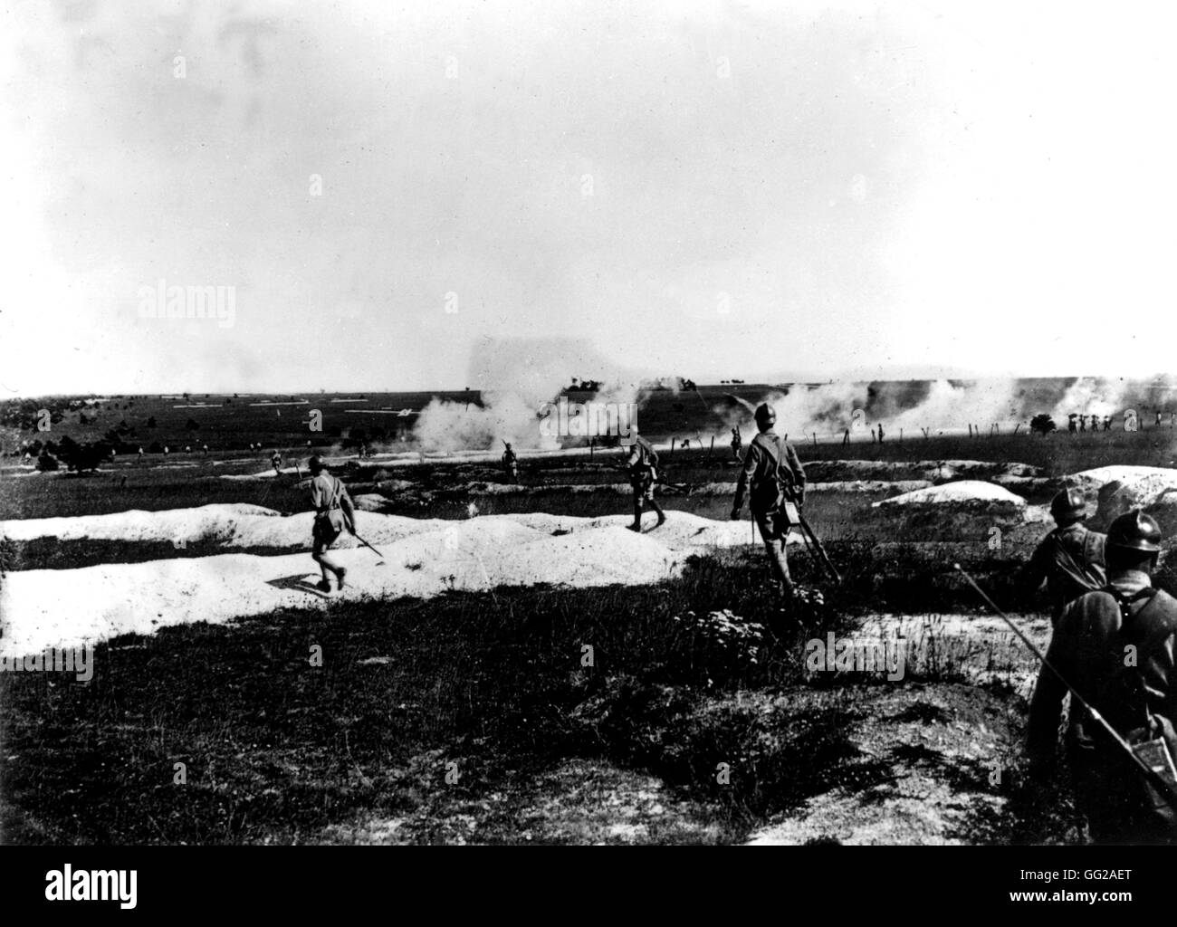 Departure of the second assault wave Septembre 18, 1917 World War I ...