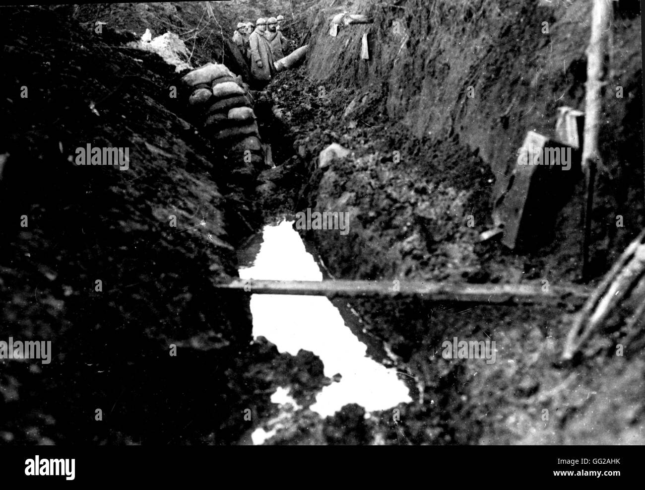 Ww1 trench line hi-res stock photography and images - Alamy