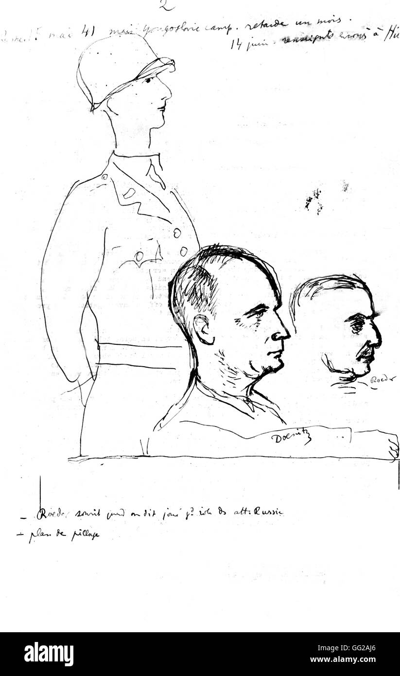 World war ii drawings Cut Out Stock Images & Pictures - Alamy