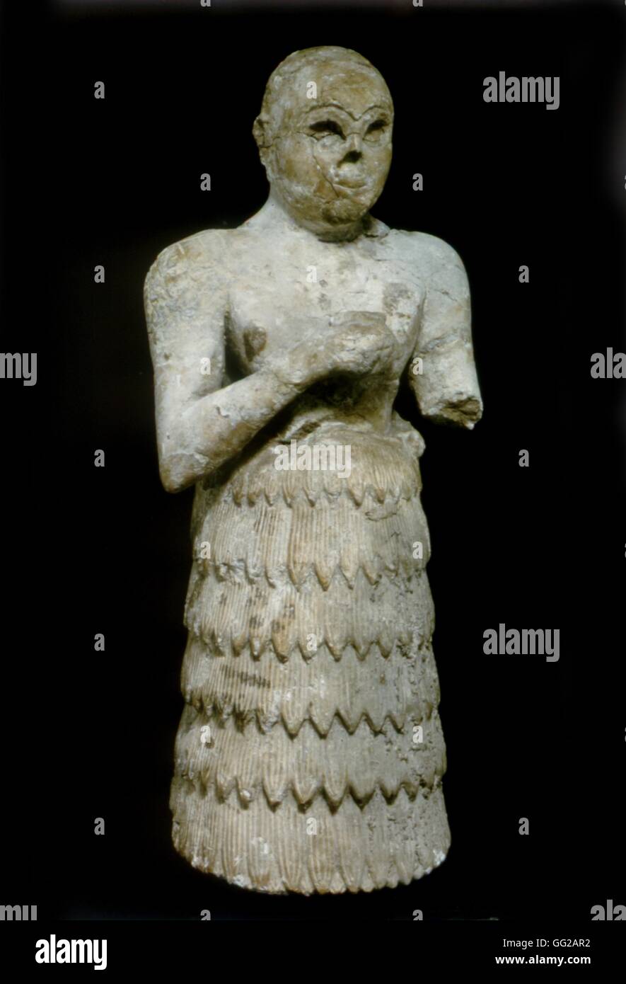 Sumerian art Sumerian small statue 2000 B.C. Glasgow, The Burrell ...