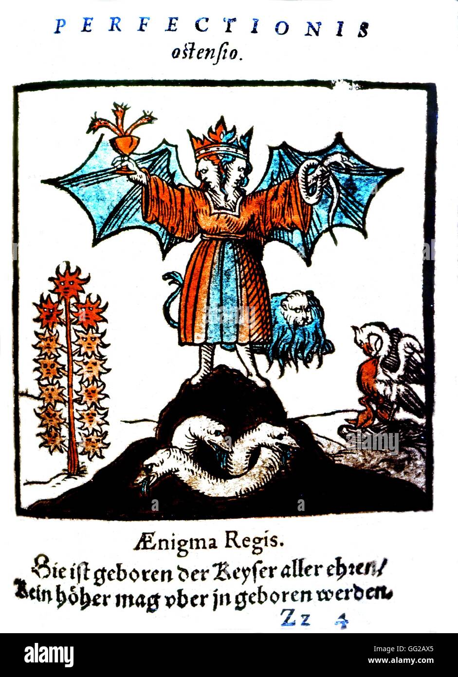 The philosophers' rosary. The hermaphrodite or blending between red ...