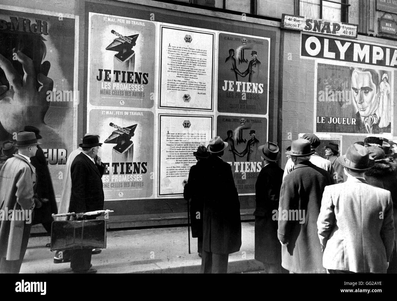 Vichy france 1941 hi-res stock photography and images - Alamy