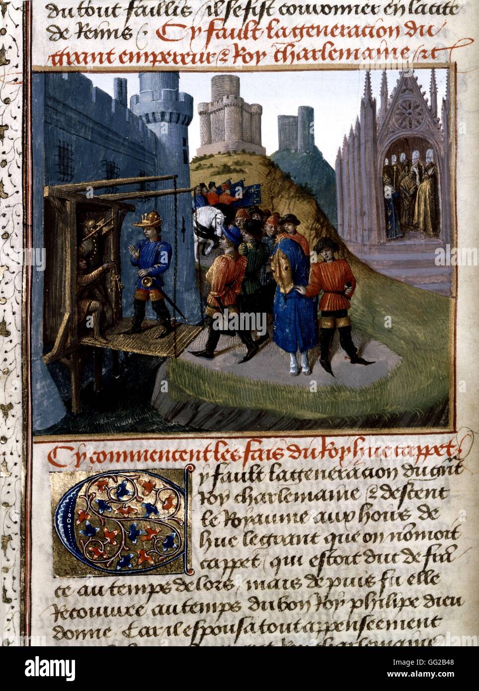 Jean manuscript middle ages soldier louisv capetian dynasty hi-res ...