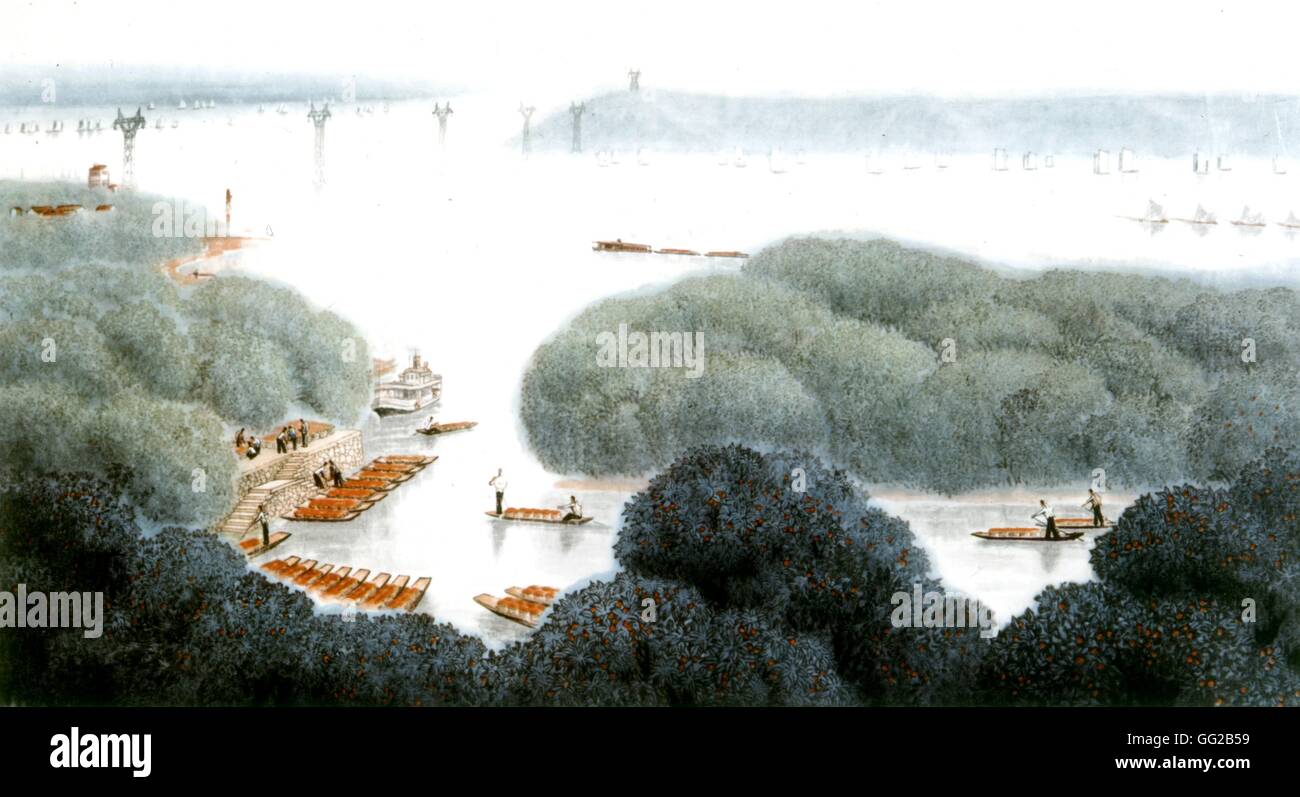 Traditional Chinese style New finery for Taihu lake, China 20th century ...