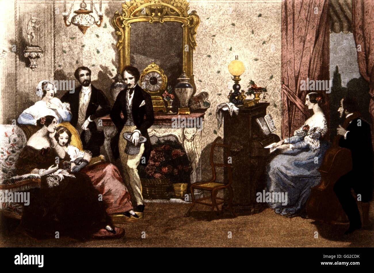 Concert 19th century hi-res stock photography and images - Alamy