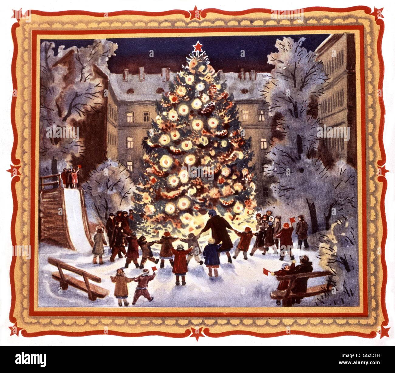 Christmas in Moscow 1941 U.S.S.R. Private collection Stock Photo - Alamy